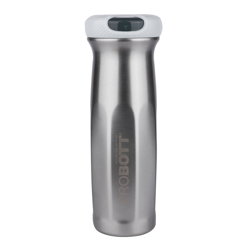 Probott Swipe 600ml Stainless Steel Water Bottle, Vacuum Insulated Fla ...